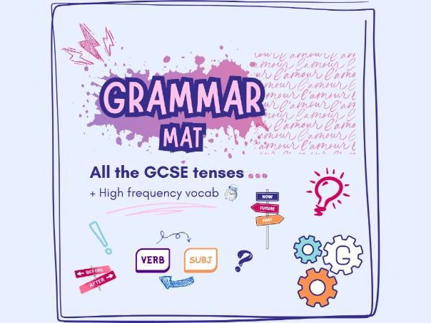 French grammar mat - GCSE tenses | Teaching Resources