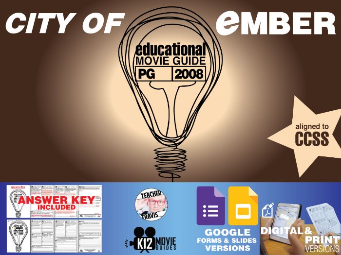 City of Ember Movie Guide | Questions | Worksheet (PG - 2008 ...