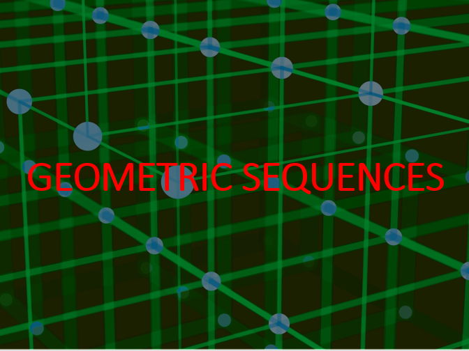 Geometric Sequence Teaching Resources