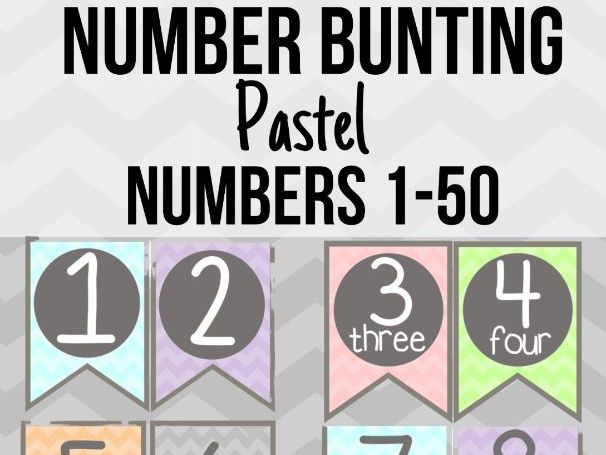Pastel Bunting Bundle | Teaching Resources