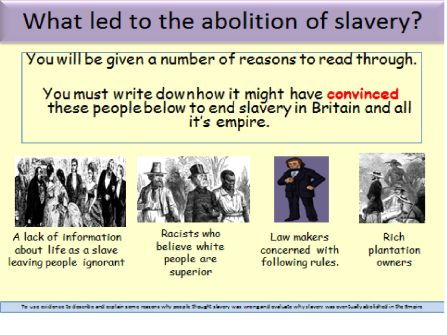 Britain's transatlantic slave trade: The abolition of slavery by ...