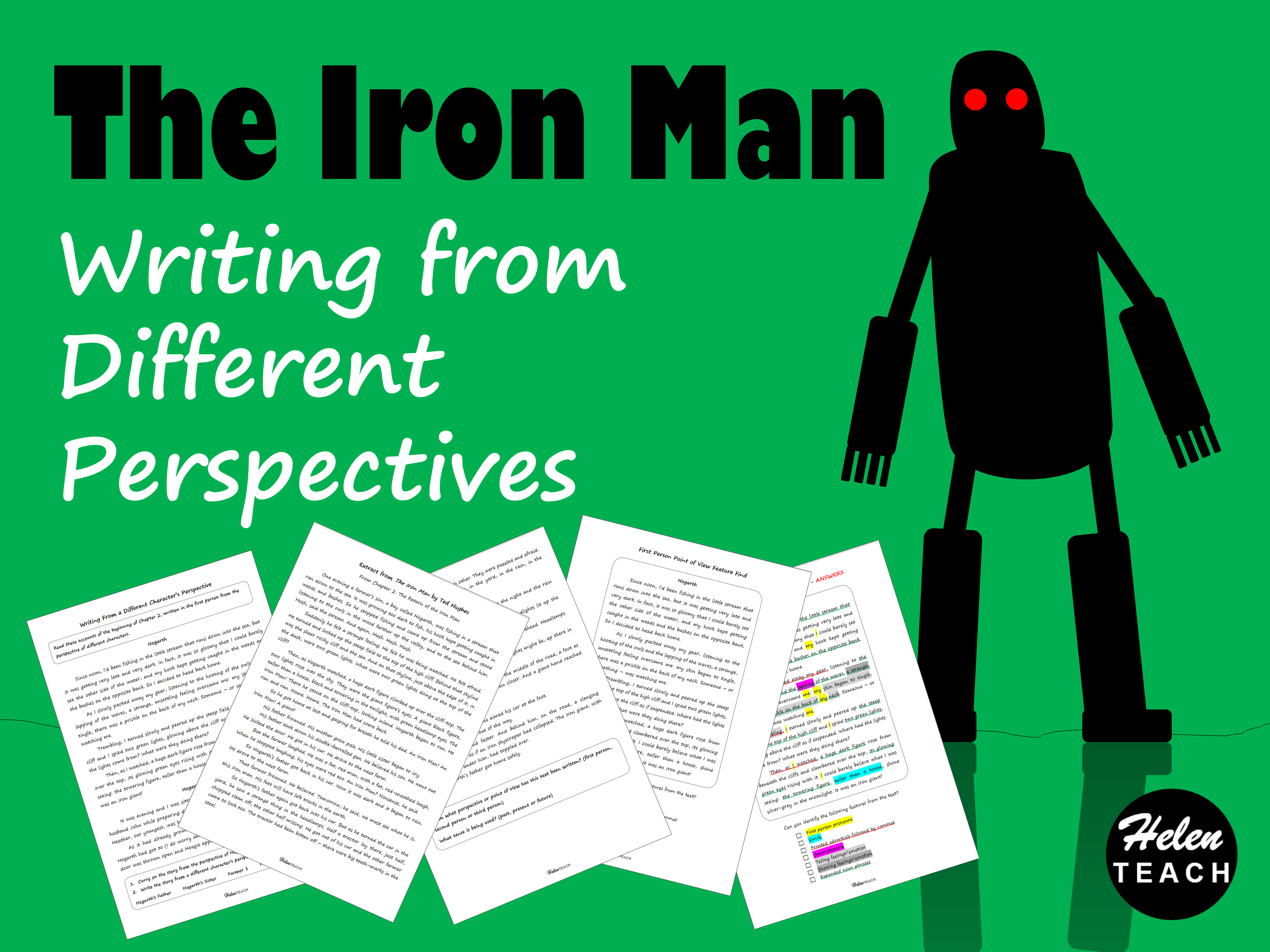 The Iron Man Writing From Different Perspectives Example Texts ...