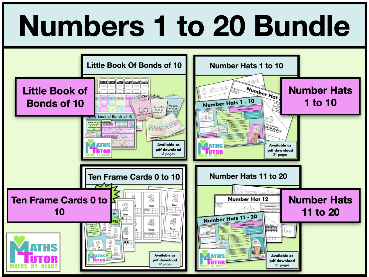 Numbers to 20 Bundle | Teaching Resources