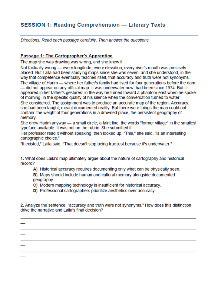 New York NYS ELA Practice Test for Grade 8 | Teaching Resources