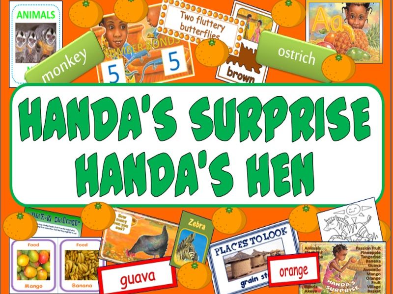 *STORY BUNDLE* ANANSI X 3, HANDA'S SURPRISE AND HEN, GIRAFFES CAN'T ...