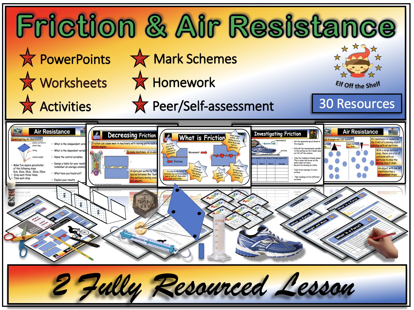Air Resistance and Friction Explained KS3 | Teaching Resources