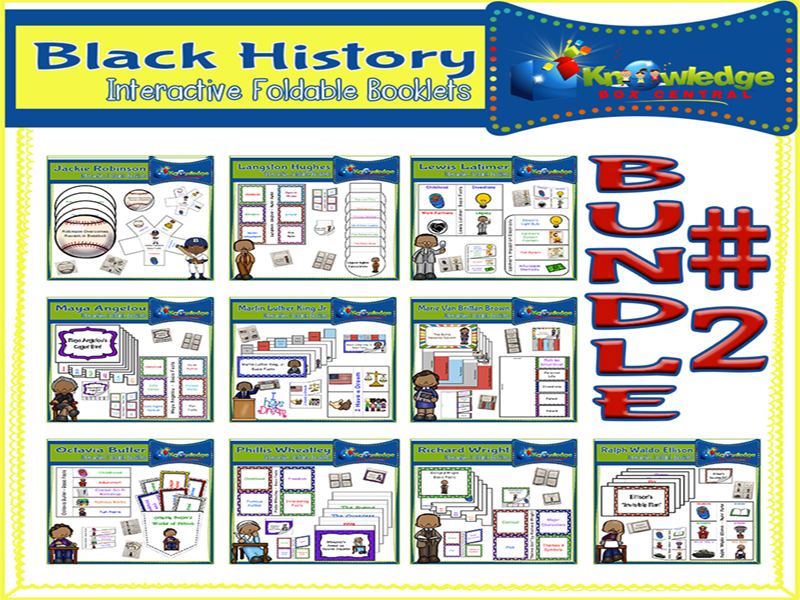 Black History Interactive Foldables Bundle #2 | Teaching Resources