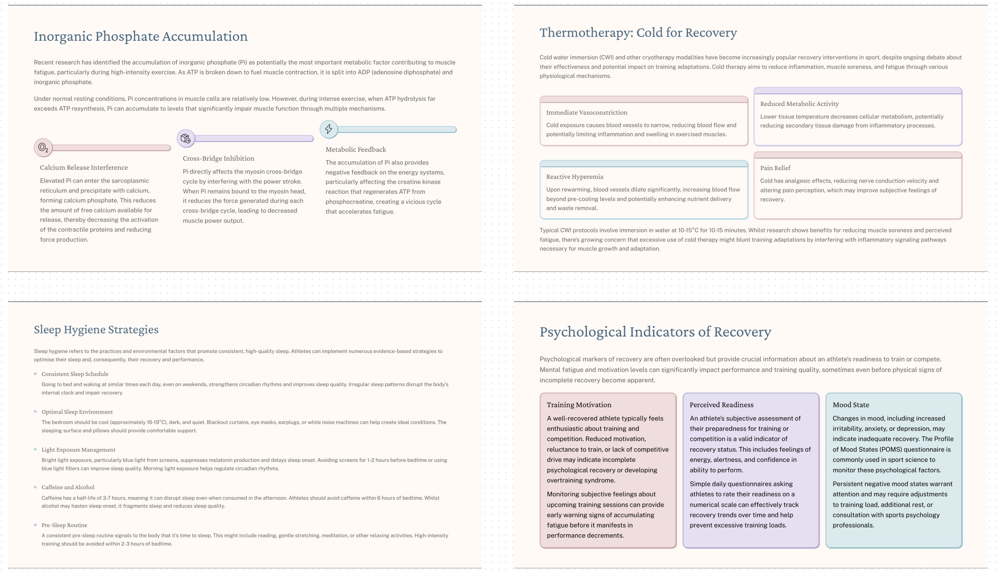 IB DP SEHS A3.3: Fatigue & Recovery Teaching Notes & Revision Guide ...