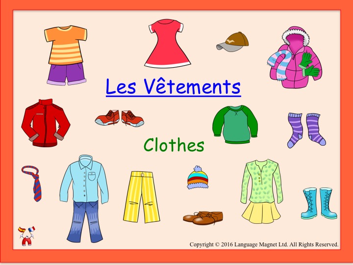 French Clothing Vocabulary