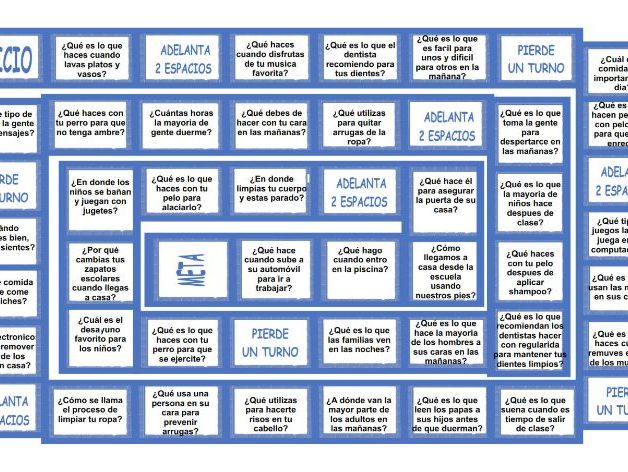 Daily Activities Spanish 4 Worksheet-2 Game-1 Exam Bundle | Teaching ...