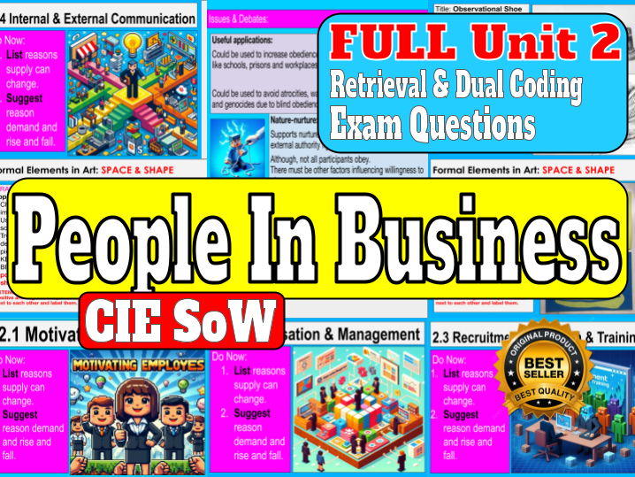 People In Business CIE Cambridge International | Teaching Resources