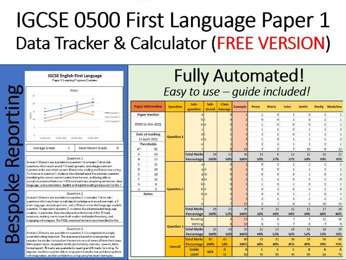 Data Calculator CIE 0500 Paper 1 First Language English FREE TRIAL Data Calculator CIE 0500 Paper 1 First Language English FREE TRIAL