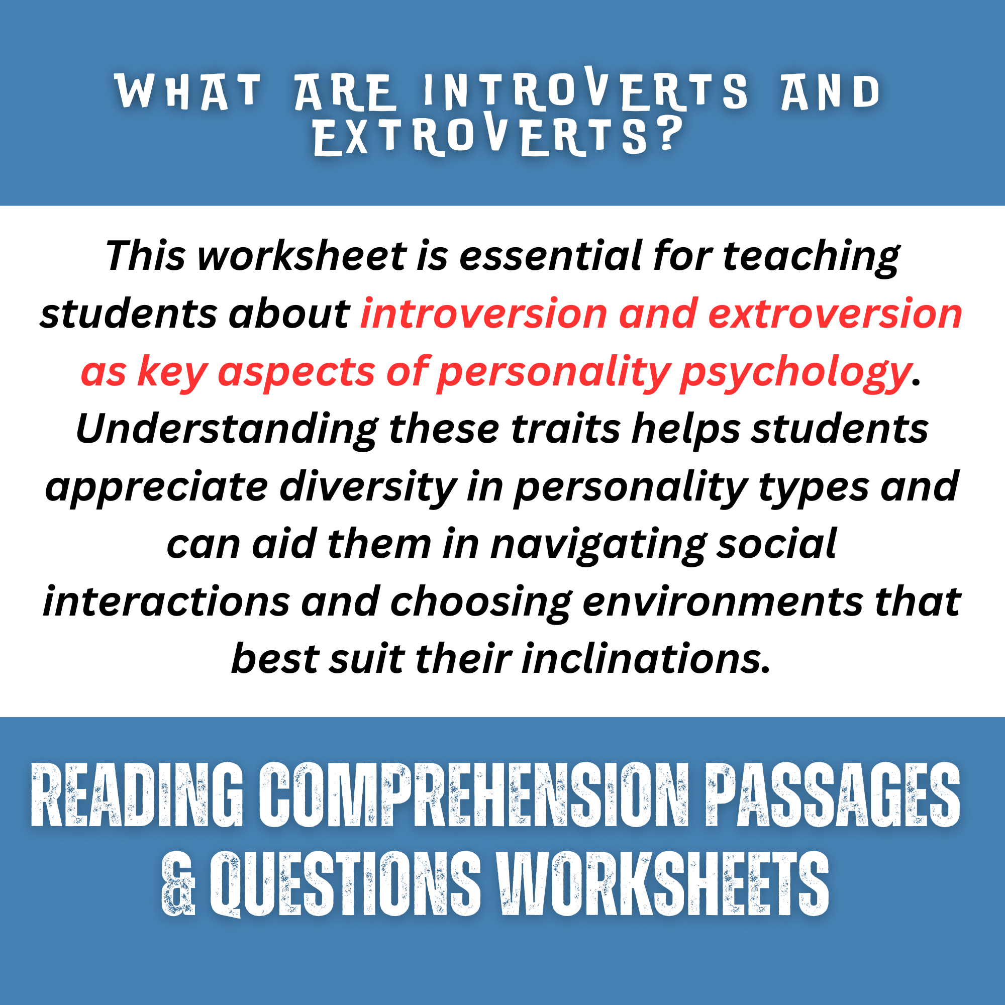 What Are Introverts and Extroverts -Psychology and Human Behavior ...