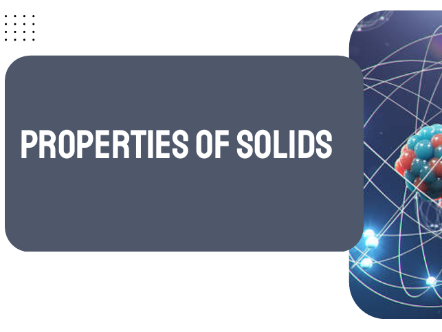 AP Chemistry Unit 3: Properties of Solids | Teaching Resources