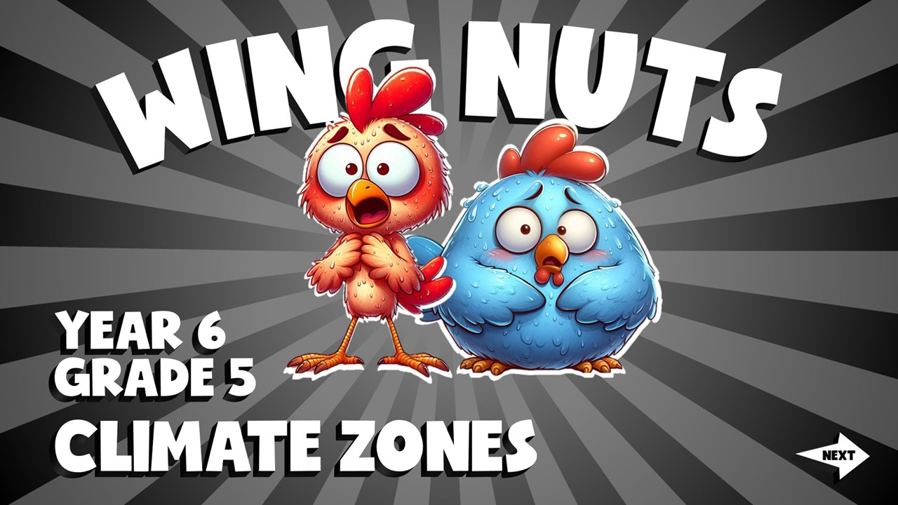 Climate Zones WING NUTS Science Game | No-Prep Year 6 Review Activity ...