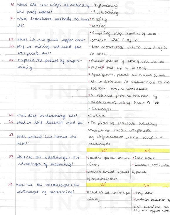 Grade 9 Using resources Chemistry Paper 2 Combined Science Higher AQA ...