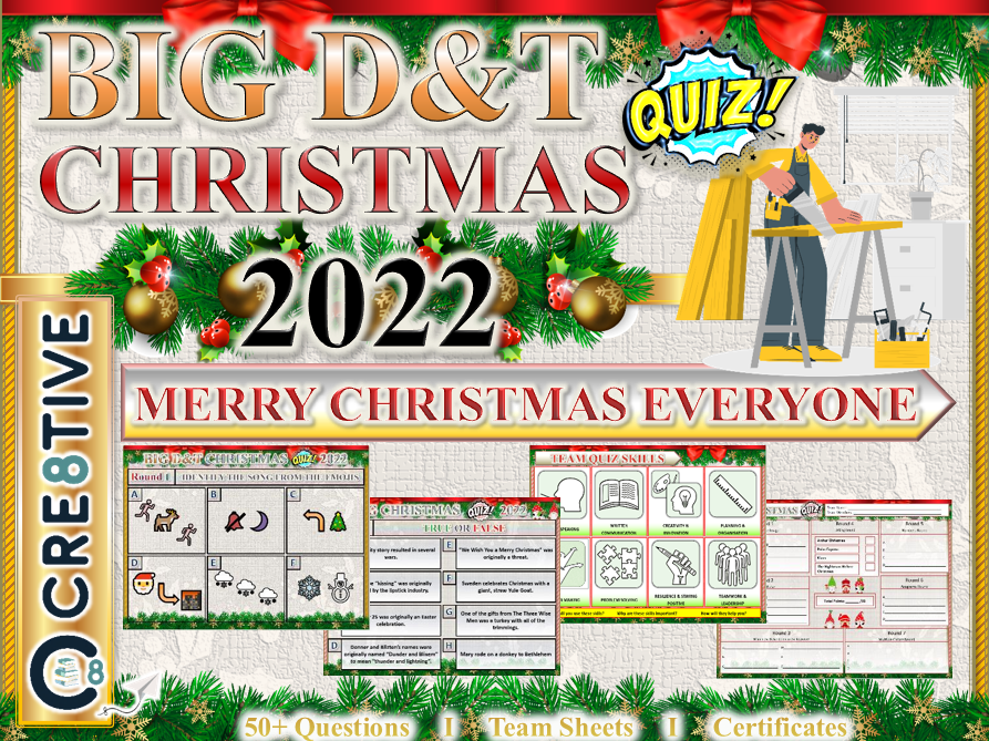 Design And Technology Christmas 2022 Bundle | Teaching Resources