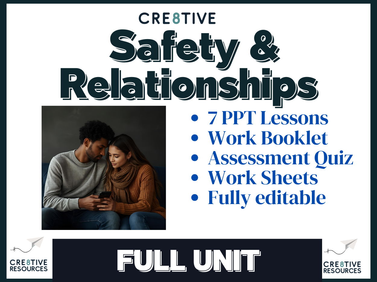 Safety, Health & Relationships – Full Unit (PSHE / Personal Development ...