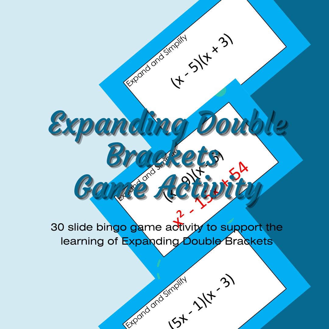Expanding Double Brackets Bingo Game Activity | Teaching Resources