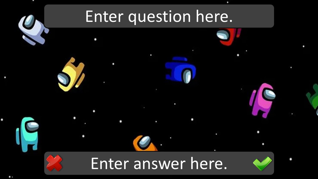 (Among Us Theme) Powerpoint Review Bomb Game- Easy to edit! | Teaching ...