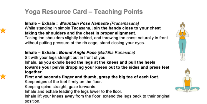 Yoga Resource - Booklet & Skill Card | Teaching Resources