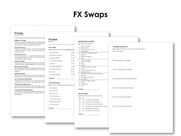 FX Swaps | Teaching Resources