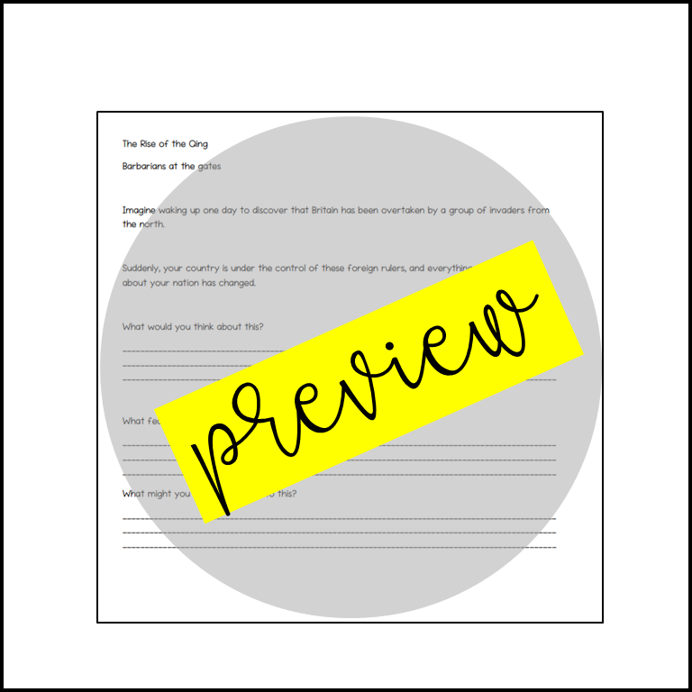 Rise of the Qing Dynasty Lesson Pack | KS3–GCSE History | PowerPoint ...