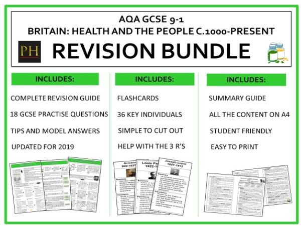 Health and the People Revision Bundle | Teaching Resources