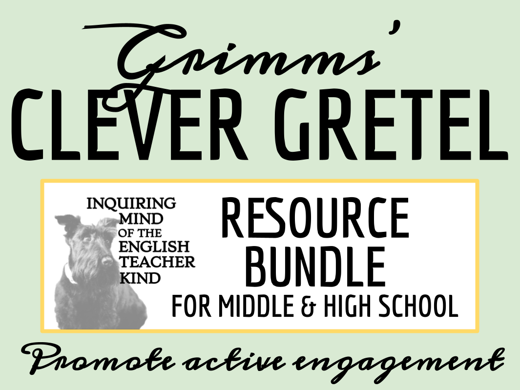 "Clever Gretel" by the Brothers Grimm Quiz and Close Reading Bundle ...