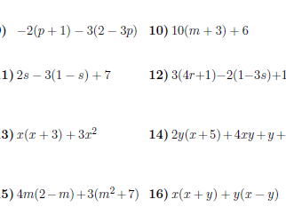 Collecting like terms worksheets (with solutions) | Teaching Resources