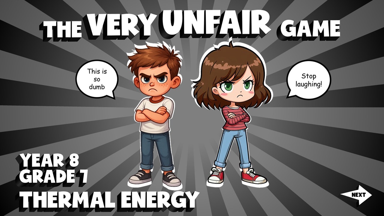 Thermal Energy VERY UNFAIR GAME | No-Prep Year 8 Science Review ...