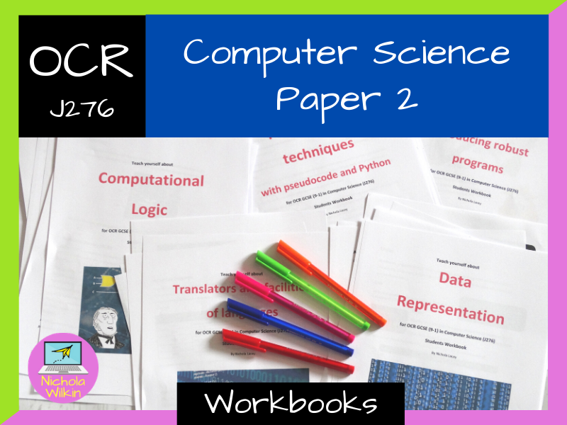 Computer Science Component 2 Workbooks OCR J276 | Teaching Resources