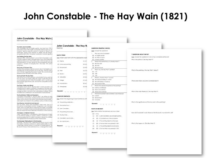 John Constable - The Hay Wain (1821) | Teaching Resources