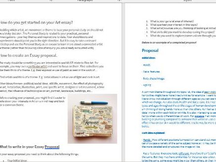 How to write a Personal Investigation Essay | Teaching Resources