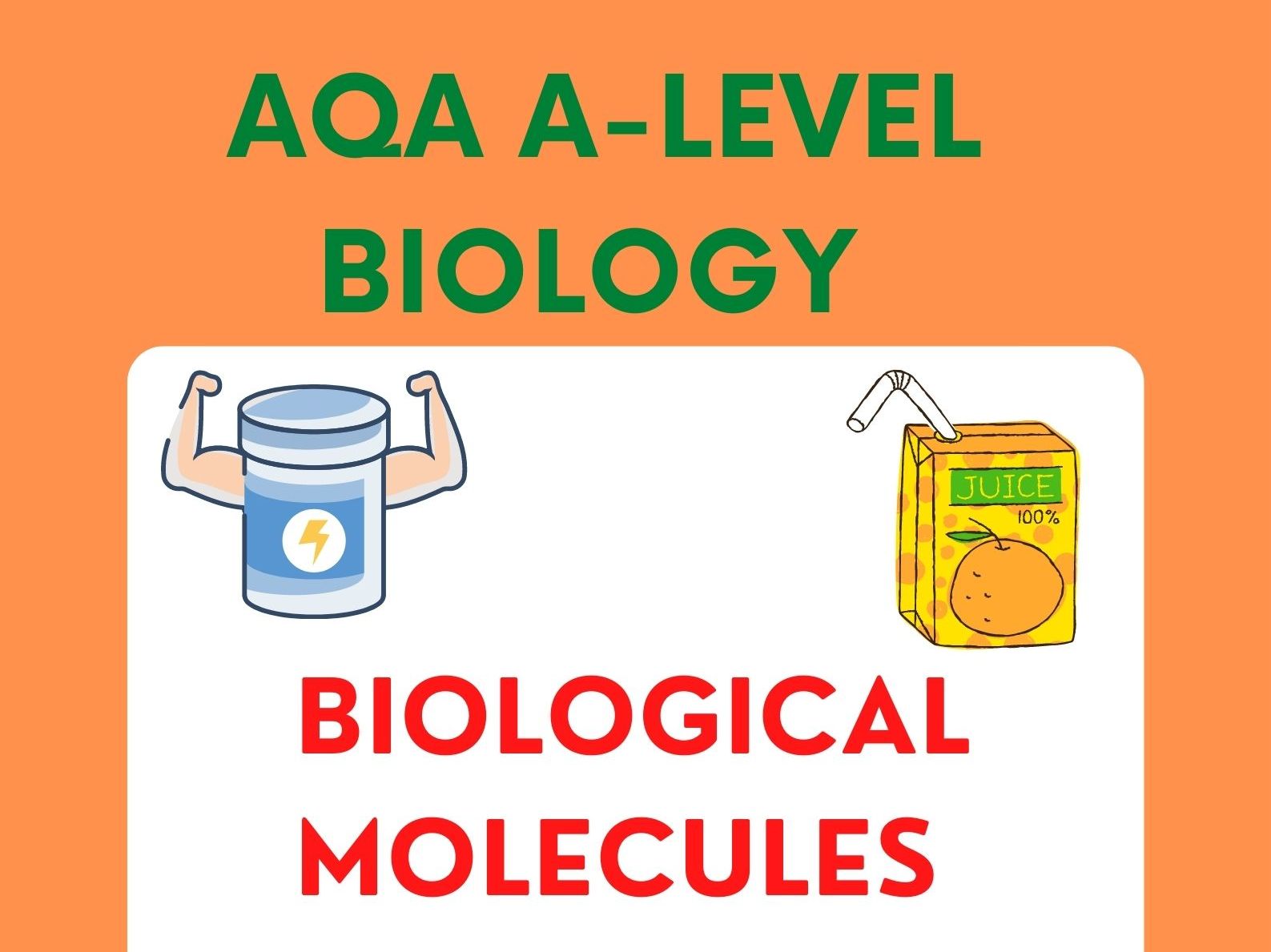 AQA A-Level Biology Section1: Biological Molecules Bundle | Teaching ... AQA A-Level Biology Section1: Biological Molecules Bundle | Teaching ...