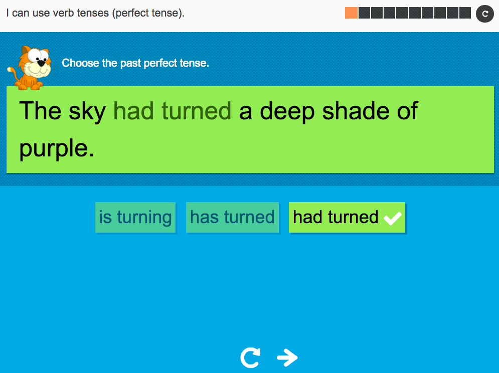 I can use verb tenses (perfect tense) - Interactive Activity - Year 3 ...