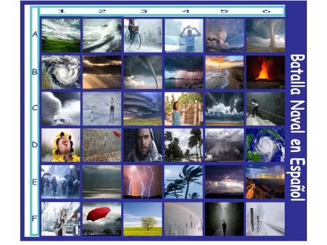 Seasons and Weather 6 Spanish Photo Game Bundle | Teaching Resources