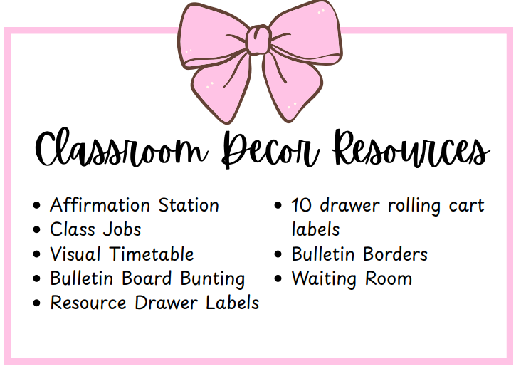 Pretty in Pink - Classroom Decor Bundle | Teaching Resources