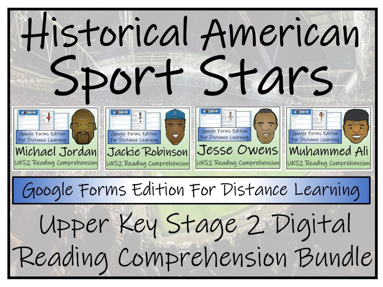 UKS2 Historical Sport Stars Reading Comprehension Bundle | Digital ...
