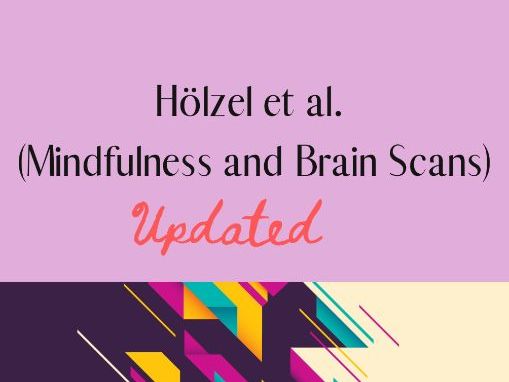 CIE- Holzel et al ( mindfulness and brain scans) | Teaching Resources