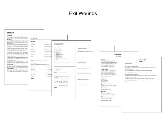 The Movie "Exit Wounds" | Teaching Resources