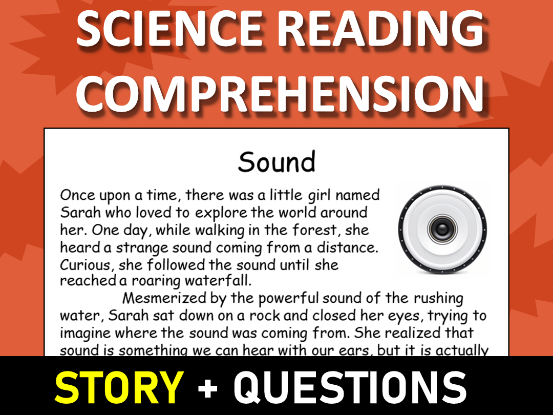 Sound Reading Science Story Comprehension Questions Worksheet ...