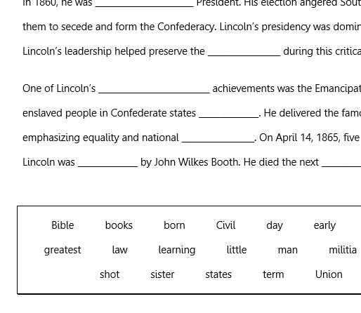 Jefferson Davis - Abraham Lincoln: highly differentiated and flexible ...
