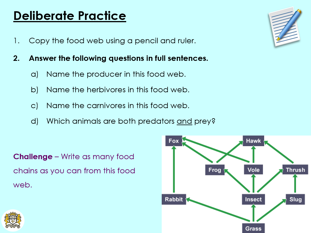 Food chains and food webs - KS3 Activate lesson | Teaching Resources