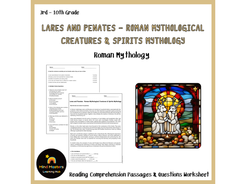 Lares and Penates - Roman Mythological Creatures & Spirits Mythology ...