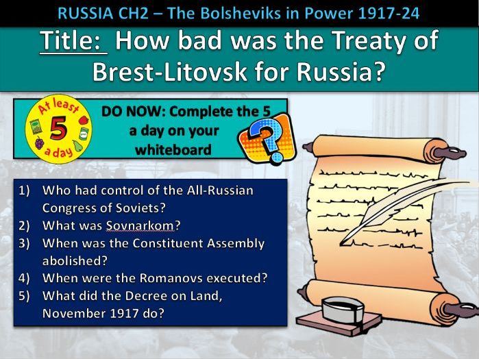 Lesson 1: Early Consolidation of Power Key Topic 2 The Bolsheviks in ...