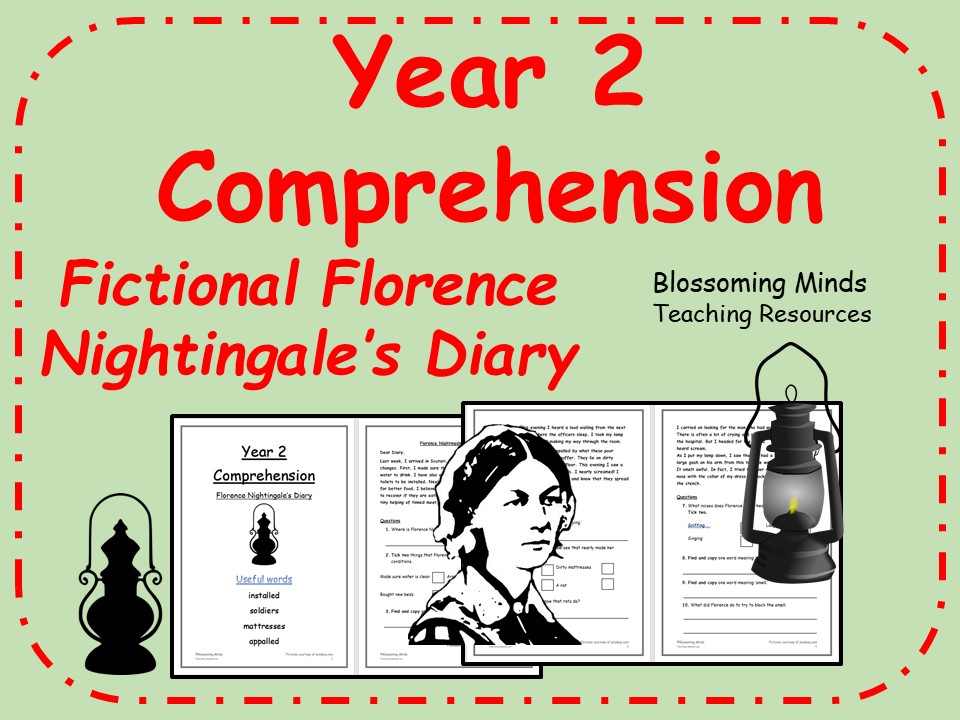 Florence Nightingale s Diary Year 2 SATs Style Comprehension Women