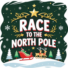 Race to The North Pole Christmas Game | Teaching Resources