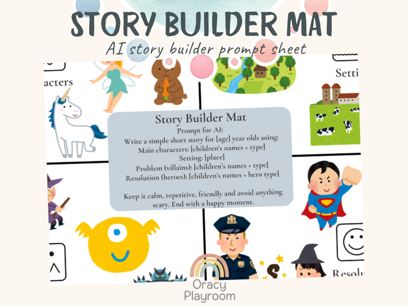 Story Builder Mat - Talk Toolkit style | Teaching Resources