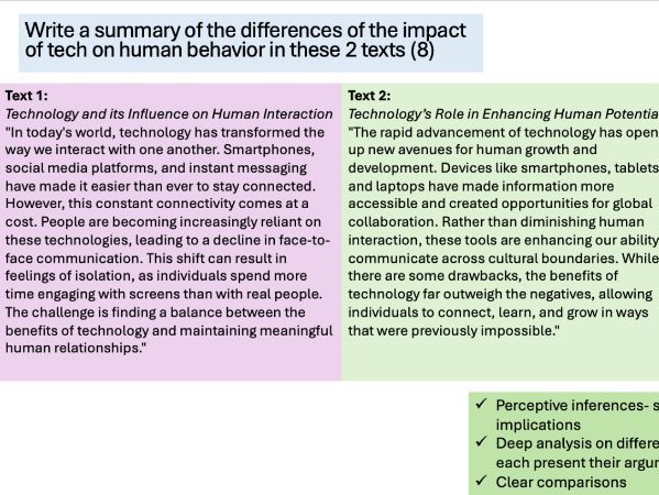 AQA English Paper 2 Revision Powerpoint | Teaching Resources
